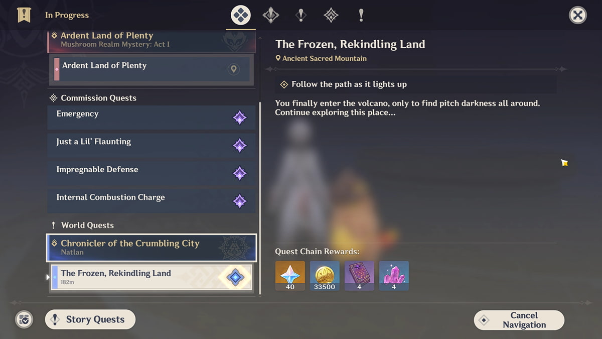 Genshin Impact: The Frozen, Rekindling Land quest walkthrough – Destructoid