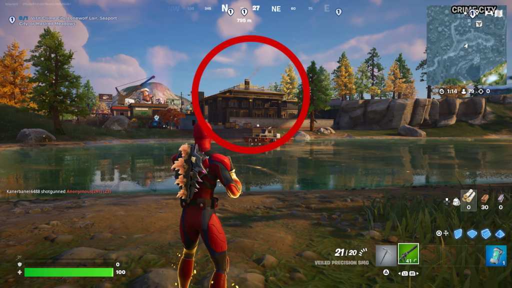 How to find and search a Dill Bit Display Case in Fortnite