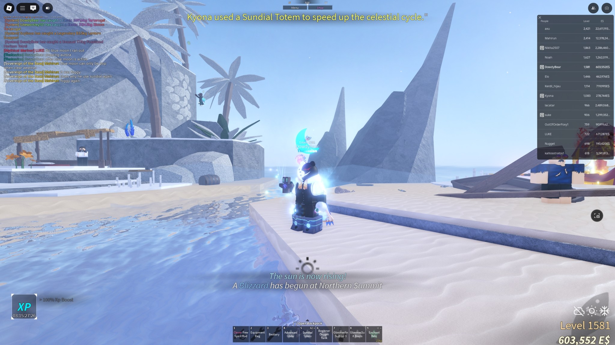 Roblox Fisch: 500 Levels in 1 Day! Private Server Leveling Guide ...