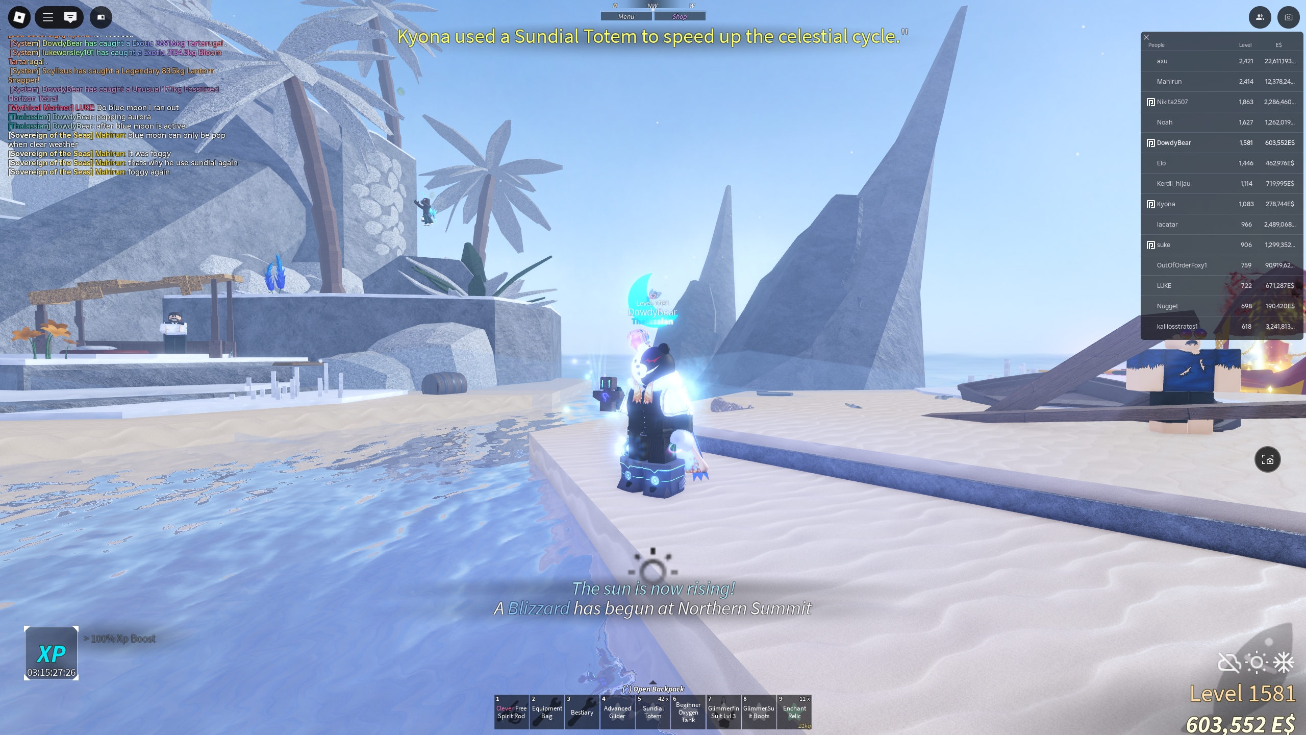 Roblox Fisch: 500 Levels in 1 Day! Private Server Leveling Guide ...