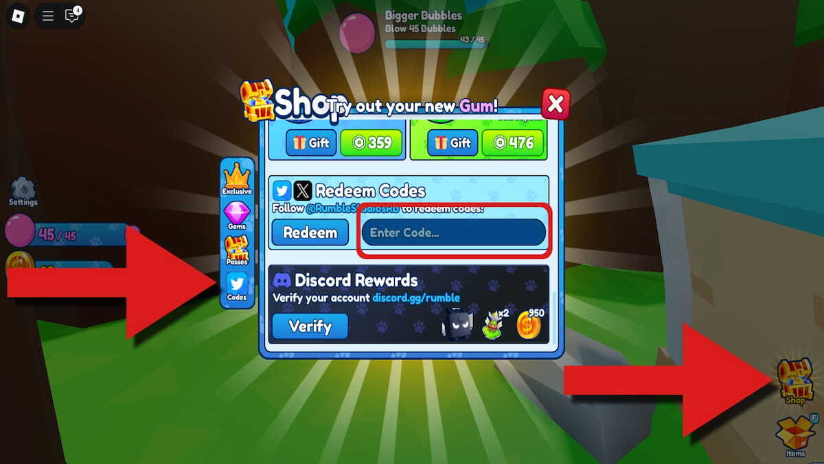 Bubble Gum Simulator INFINITY codes (February 2026) – Destructoid