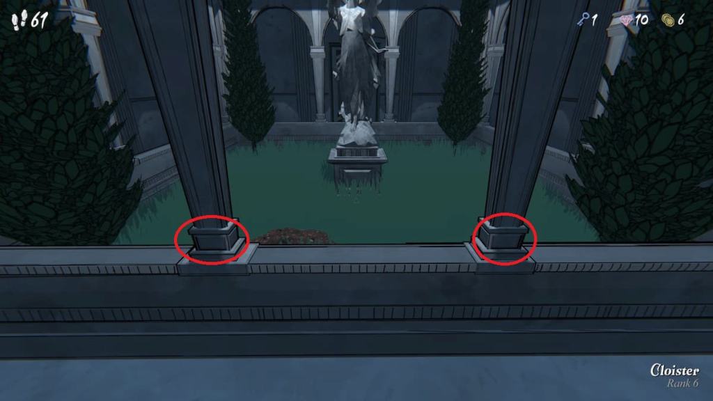 How to reach the middle of the Cloister in Blue Prince