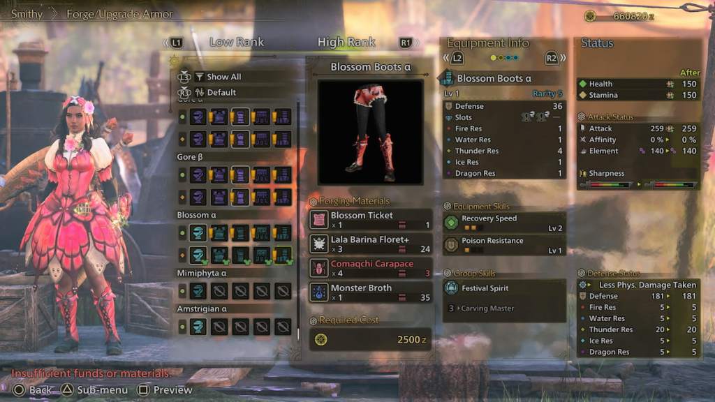 All Festival of Accord: Blossomdance armor sets in Monster Hunter Wilds