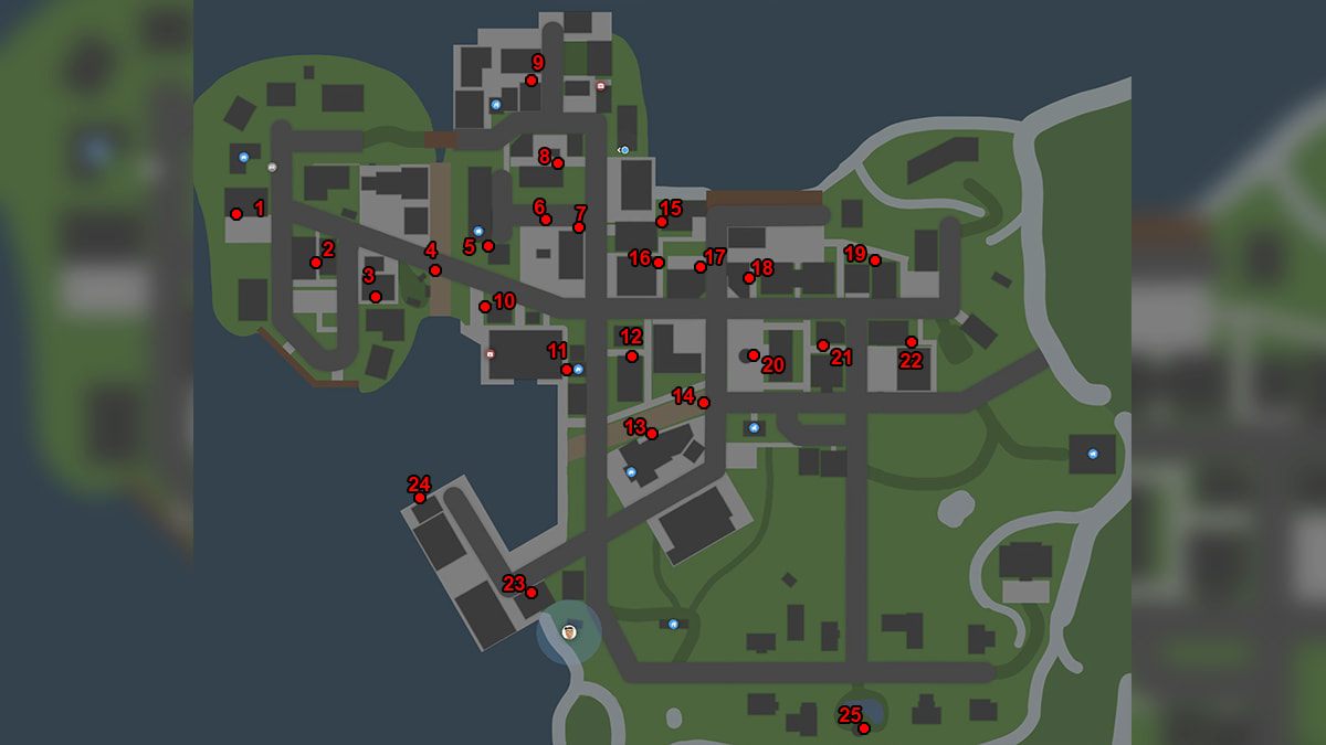 All Dead Drop locations in Schedule 1