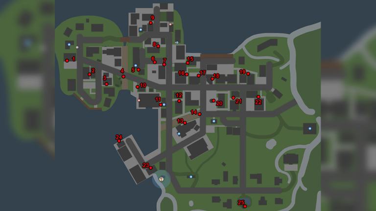 All Dead Drop locations in Schedule 1