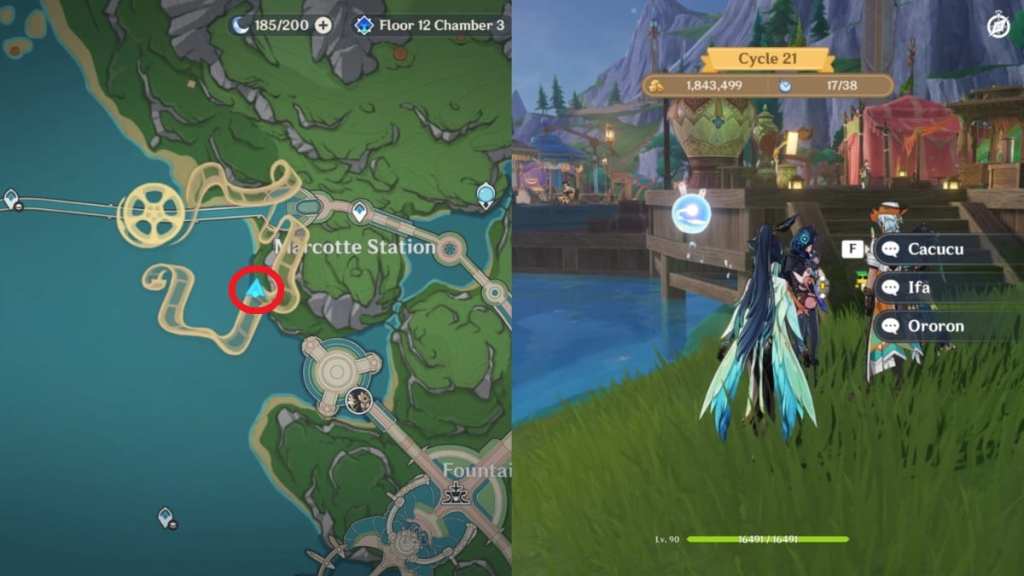 Genshin Impact Whirling Waltz character locations – Destructoid
