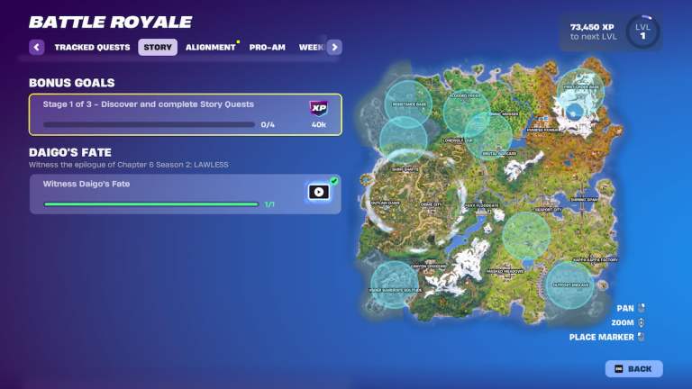 How to discover and complete story quests in Fortnite Chapter 6, season ...