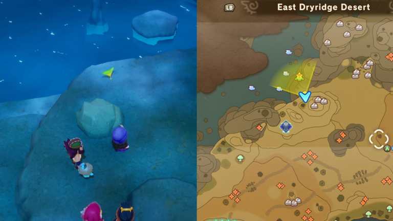 All East Dryridge Desert Leafe locations in Fantasy Life i – Destructoid
