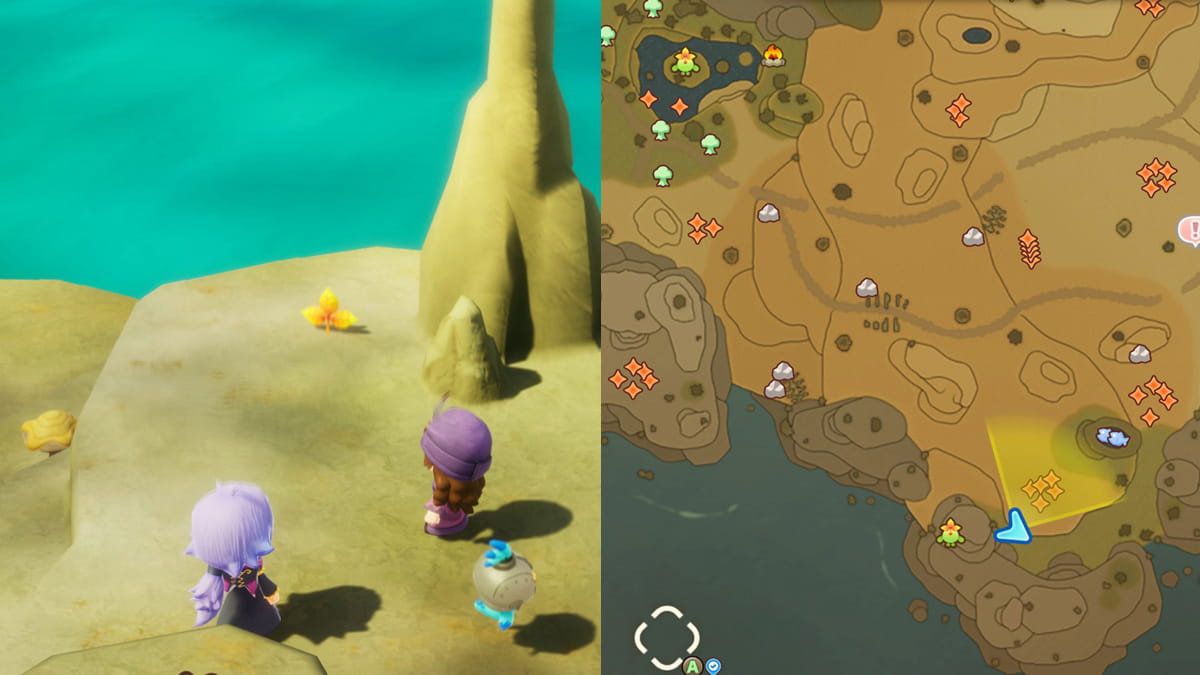 All West Dryridge Desert Leafe locations in Fantasy Life i – Destructoid