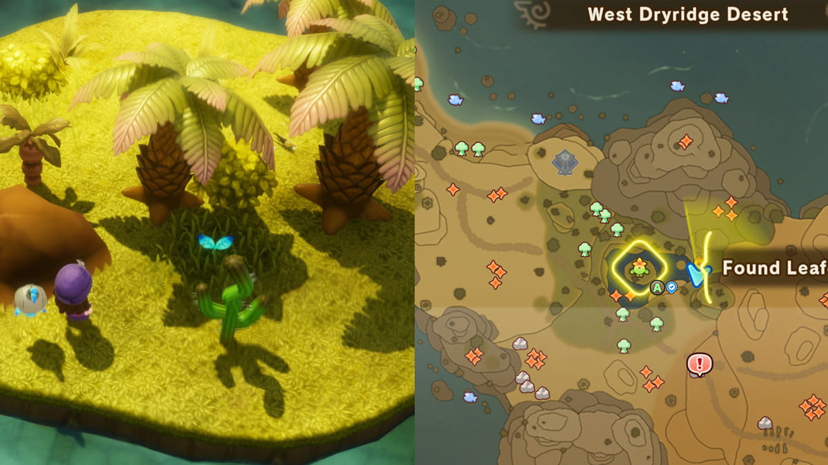 All West Dryridge Desert Leafe locations in Fantasy Life i – Destructoid