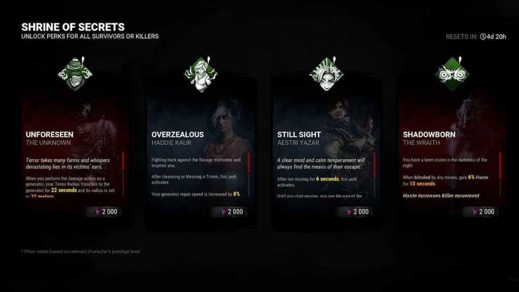 Dead by Daylight (DBD) Shrine of Secrets location & guide – Destructoid
