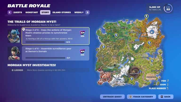 How to complete all the Trials of Morgan Myst quests in Fortnite ...