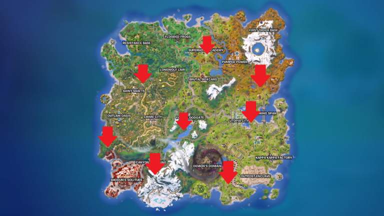 All Academy Tech Lab locations in Fortnite Chapter 6, season 3 ...