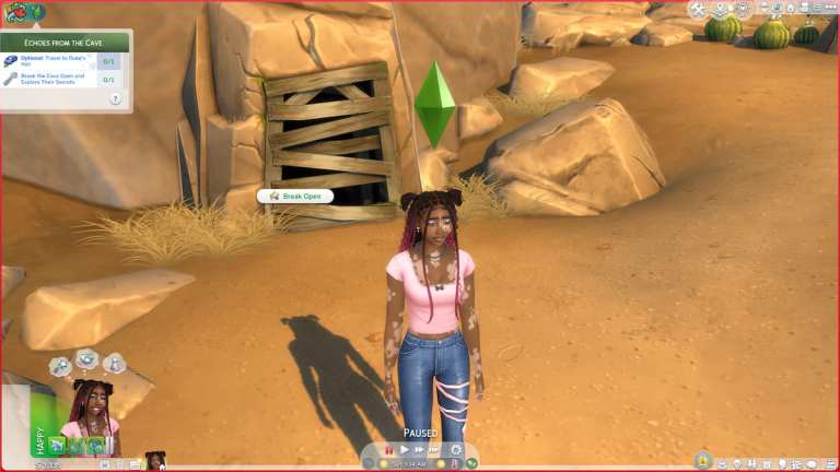 How to break the cave open and explore the secrets in The Sims 4 ...