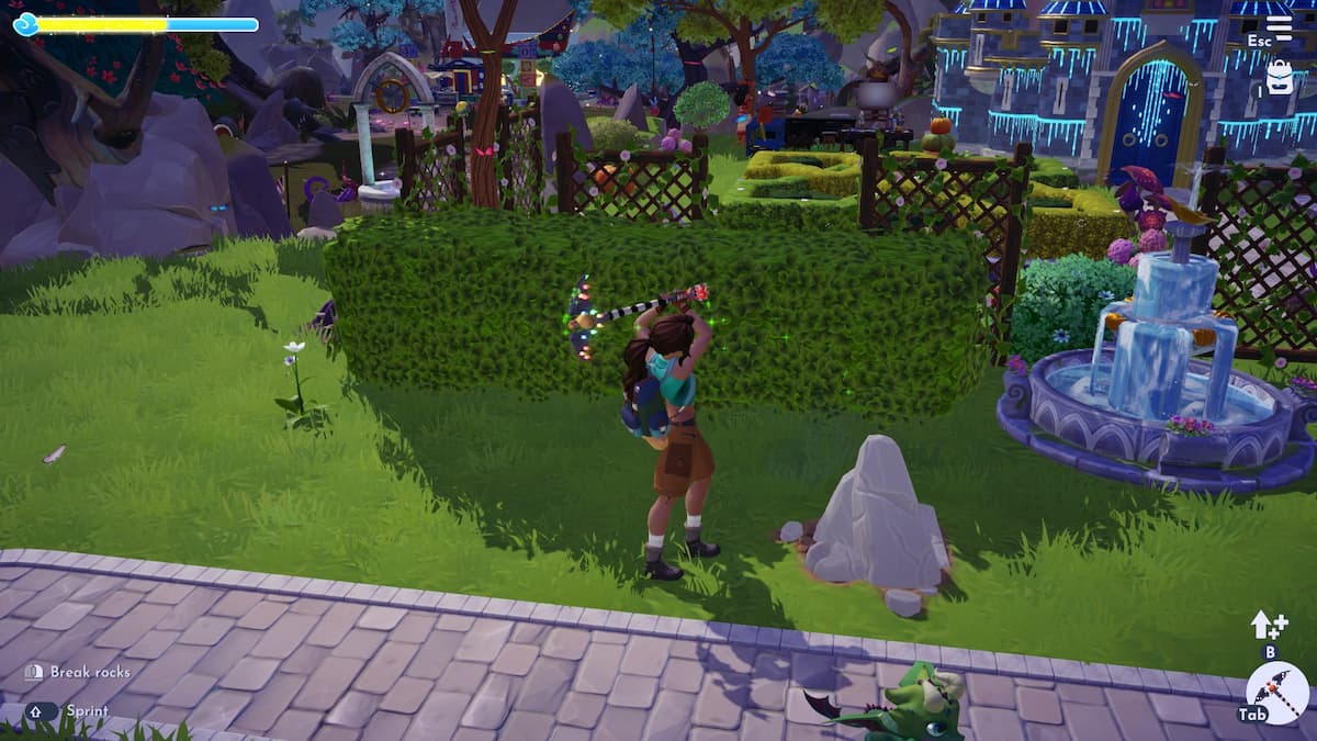 Pickaxe meets rock somewhere peaceful riddle solution in Disney ...