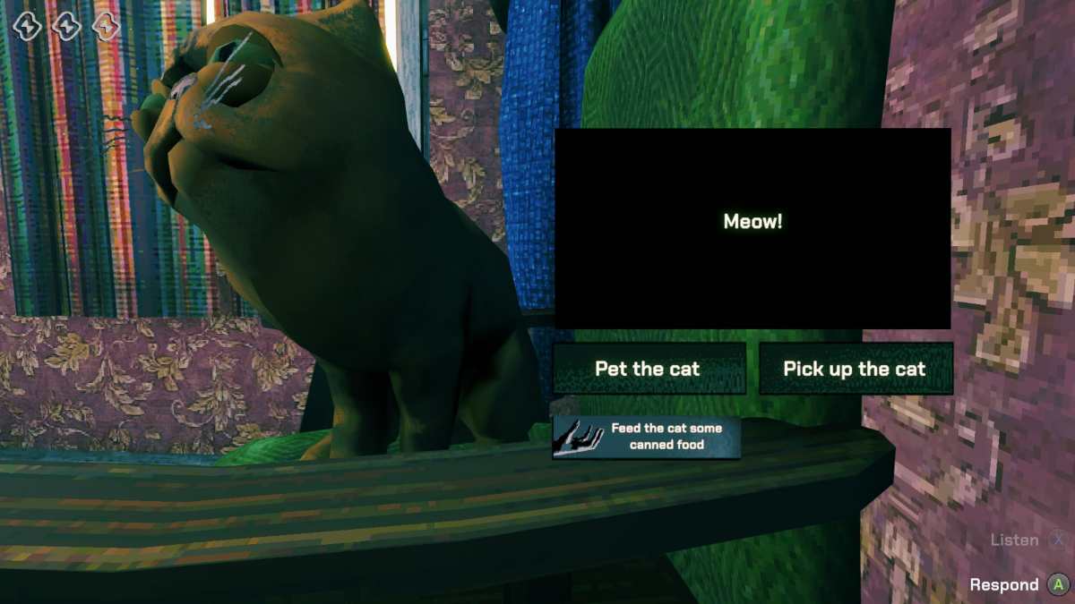What does the cat do in No, I'm not a Human? – Destructoid