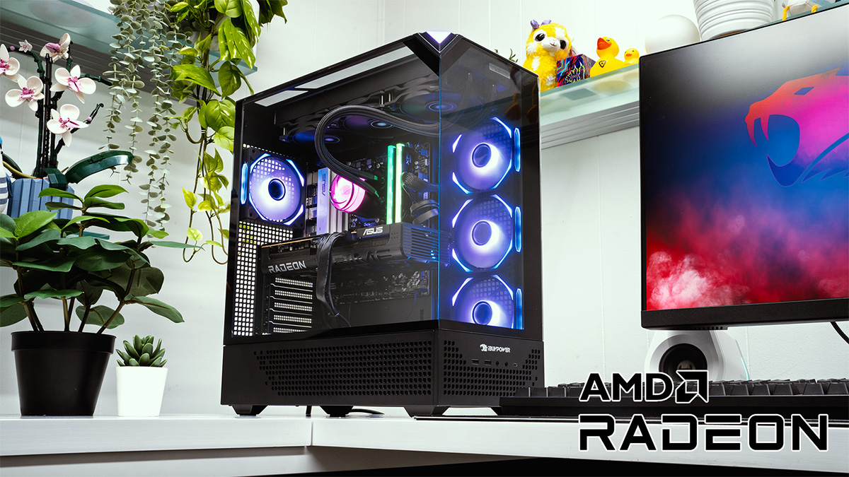The iBUYPOWER RX9070 XT PC gives the performance you need for all ...