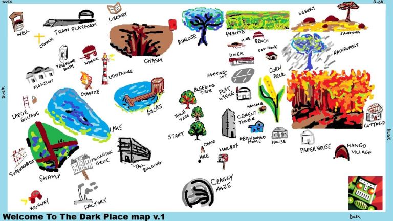 Welcome To The Dark Place map: All key locations and items – Destructoid
