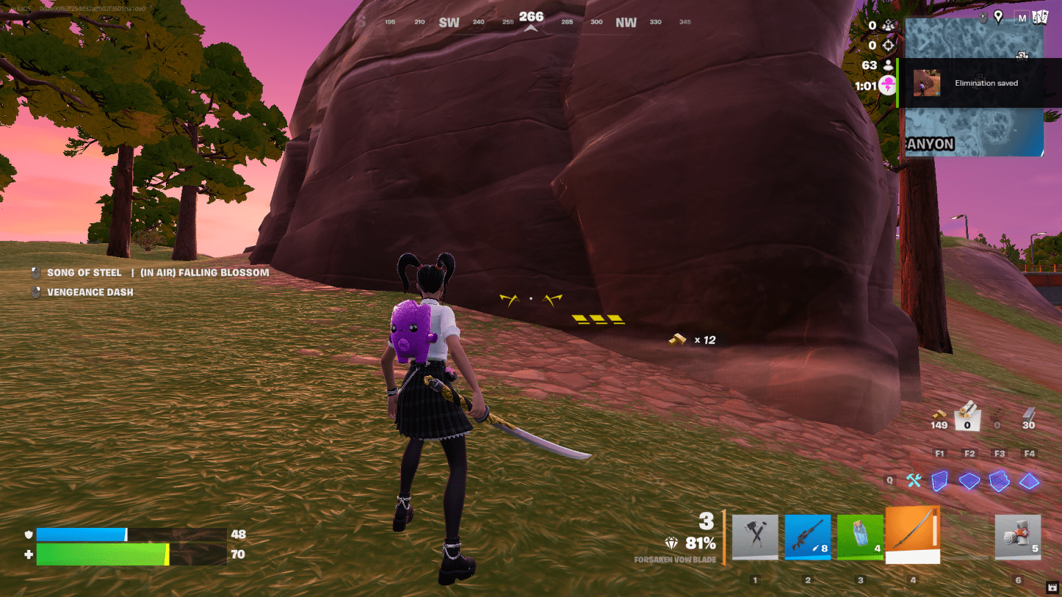 How to obtain Forsaken Vow Blade and hit opponents with Vengeance Dash ...