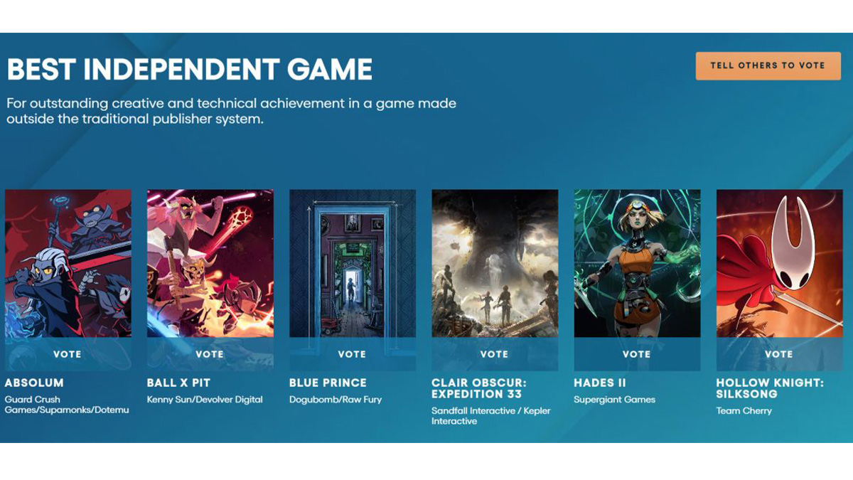 The Game Awards made me think, do small indies even stand a chance ...