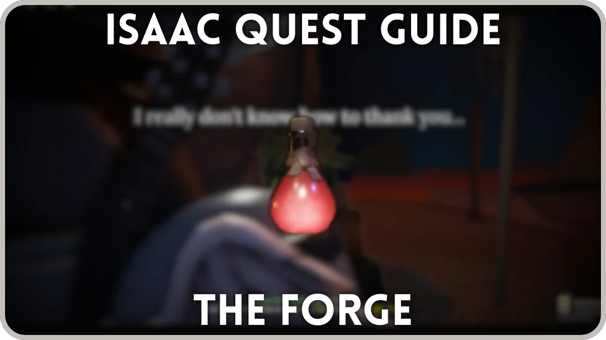 How to complete Isaac's health potion quest in The Forge on Roblox ...