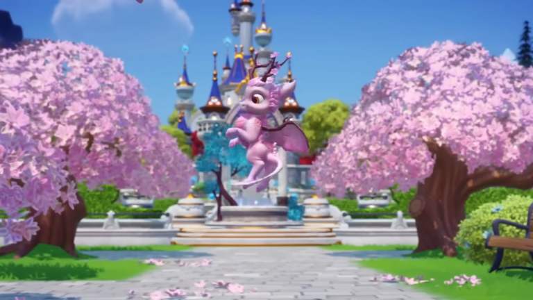 How to get Sakura Blossom Dragon Community Companion in Disney ...