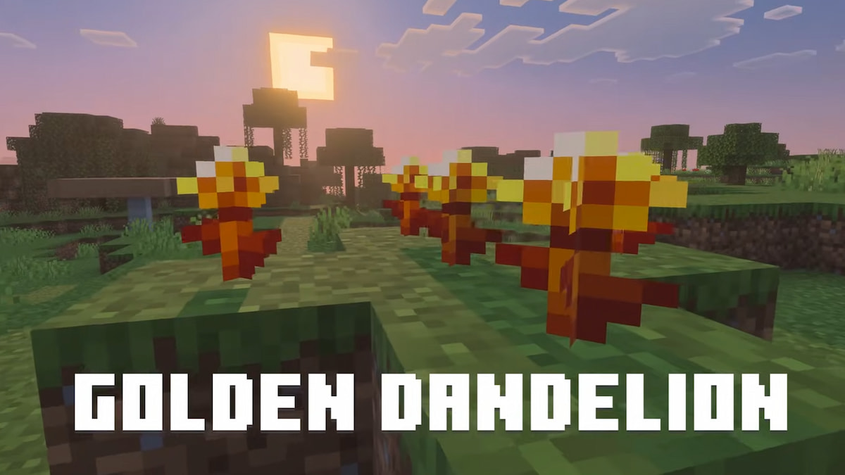 How to get and use Golden Dandelion in Minecraft – Destructoid