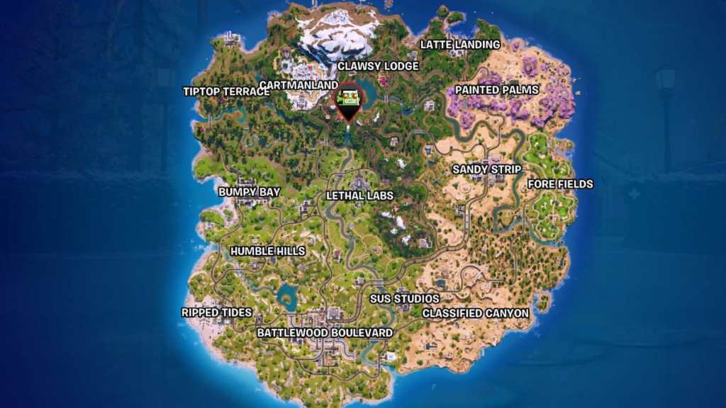 How to jump from Sunset Falls into the water below in Fortnite Chapter ...