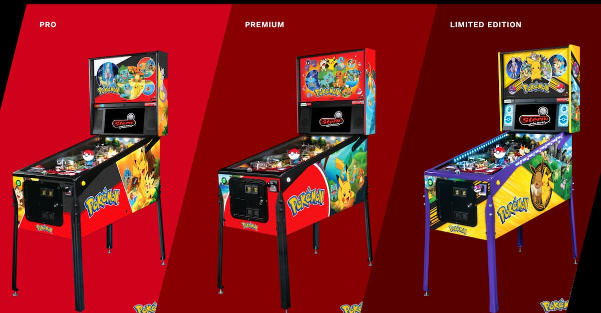 These new Pokémon pinball machines look incredible, but their prices ...