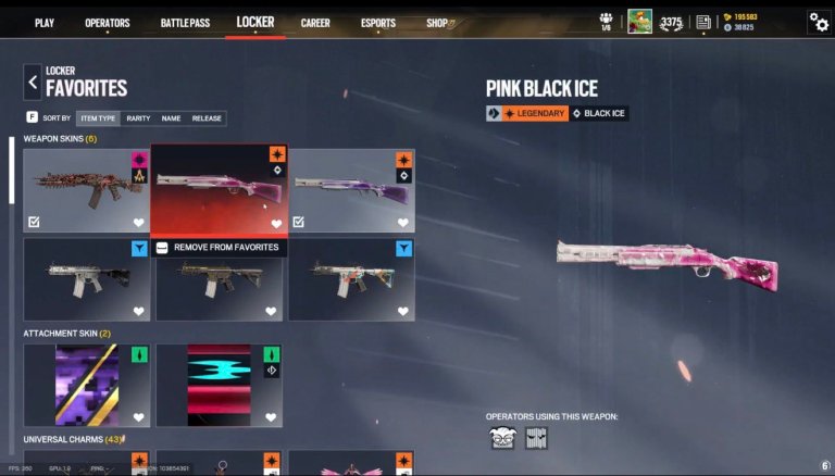 All Black Ice Pack skins in Rainbow Six Siege Operation Silent Hunt and ...