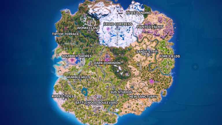 Fortnite Chapter 7, season 2 map – All new locations – Destructoid