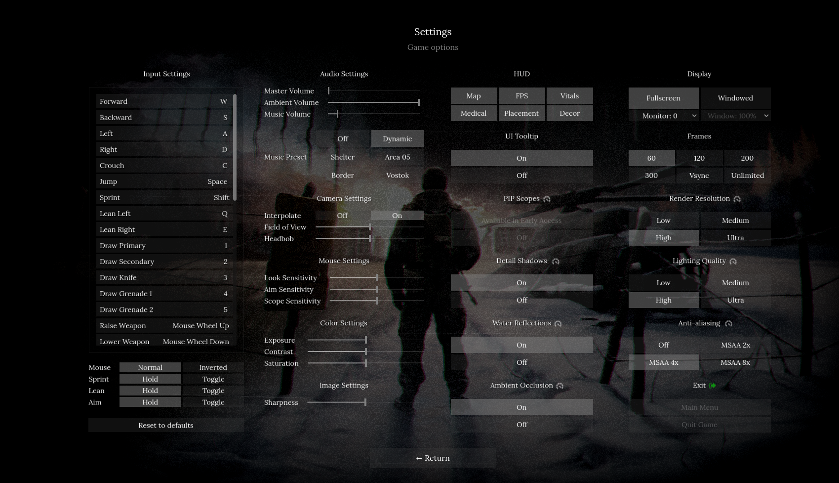 Best Road to Vostok graphics settings for no lag and max FPS – Destructoid