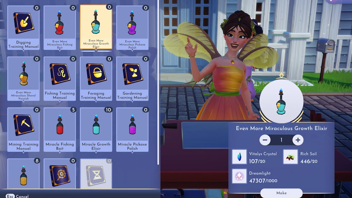 How to craft a potion to boost your garden in Disney Dreamlight Valley ...
