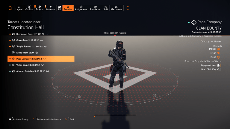 The Division 2 Y8S1 Rise Up Week 7 Manhunt: Scout 7 solutions – Destructoid