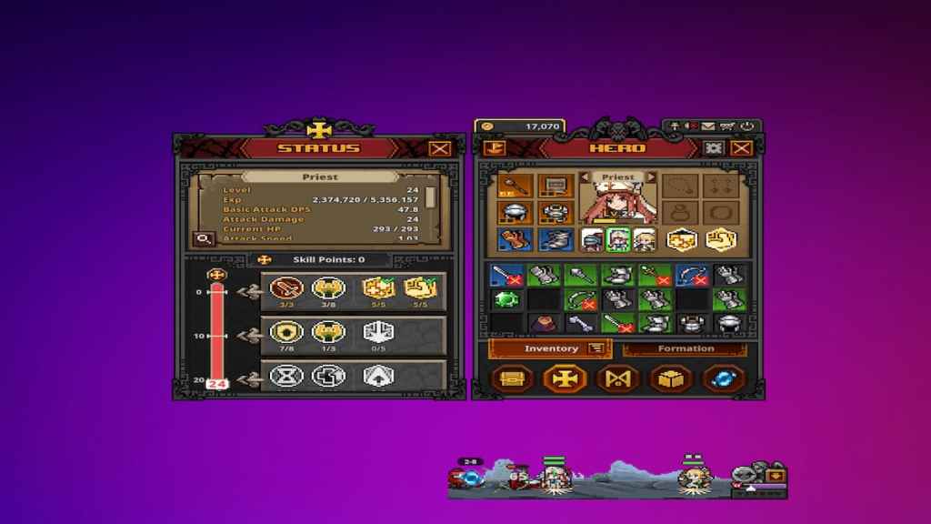 Best Priest build in TBH: Task Bar Hero – Destructoid