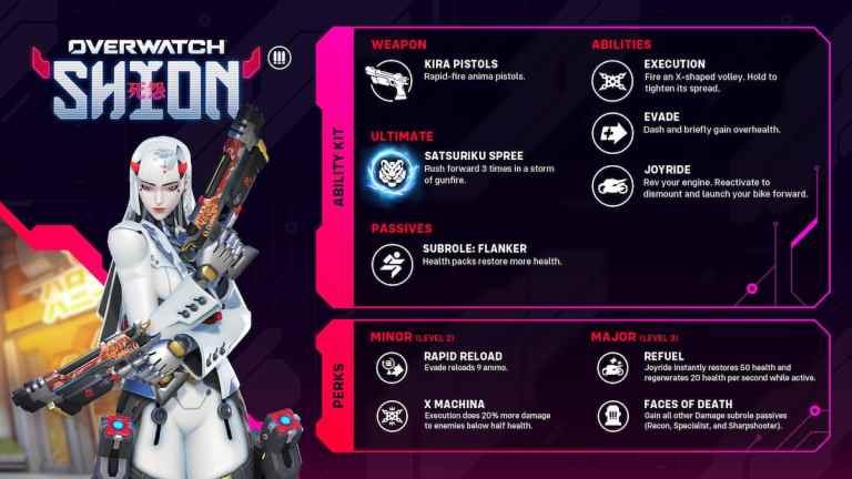 Shion's swift, stylish ability kit in Overwatch was born from John Wick ...