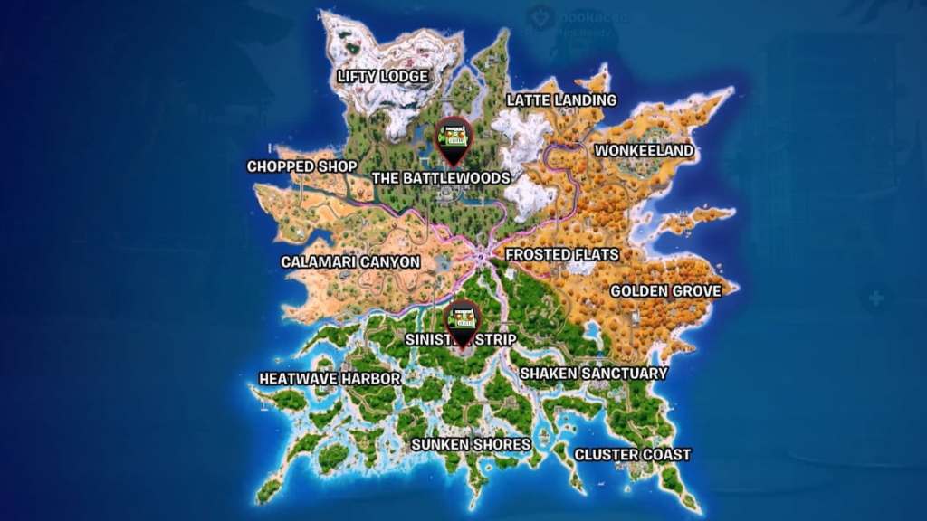 All spawn locations for John Wick's dog in Fortnite Chapter 7, season 3 ...