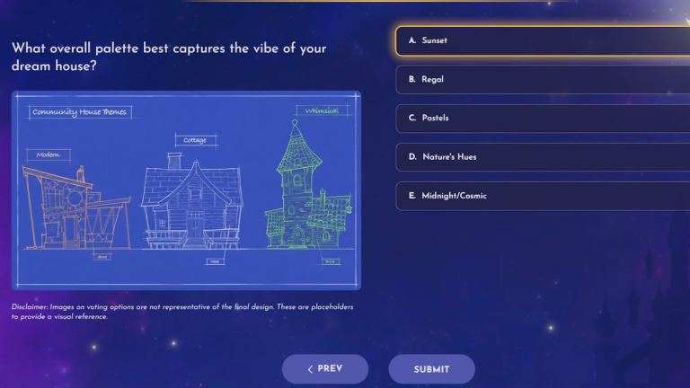How to vote for the community house skin in Disney Dreamlight Valley ...